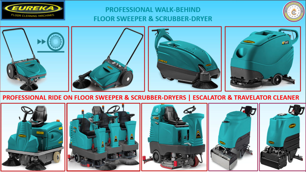 EUREKA Floor Cleaning Machines – Crown International Equipments, Kuwait